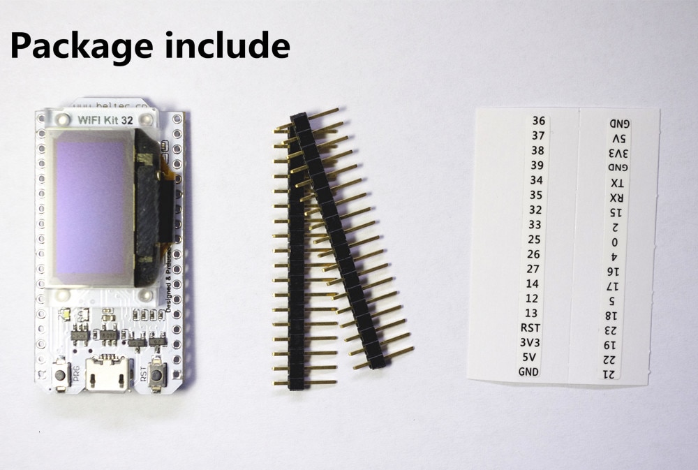 WIFI ESP32 Development Board 0.96 Inch Blue OLED Display Bluetooth ...