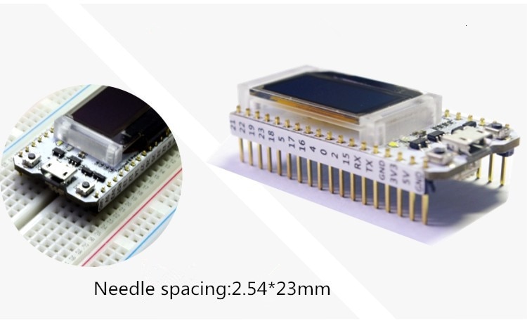 WIFI ESP32 Development Board 0.96 Inch Blue OLED Display Bluetooth ...